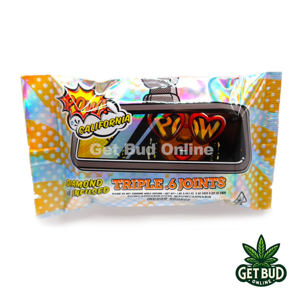 Pow - Diamond + Terpene Infused Pre-Rolls - Orange Cream Haze (Sativa ...
