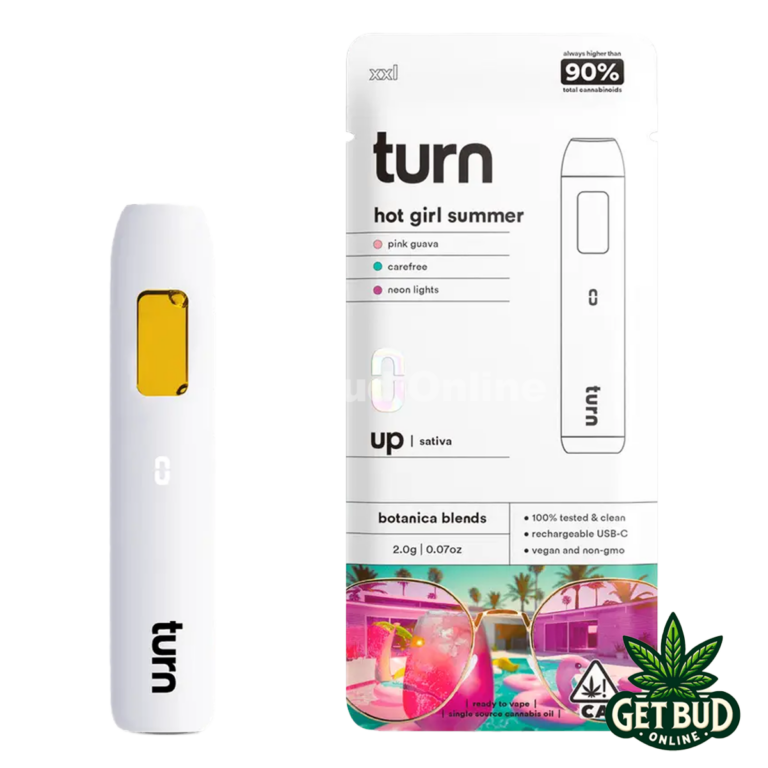 Turn Botanica Blends 🍃 2g Disposable Vape - Hot Girl Summer - Get Bud ...